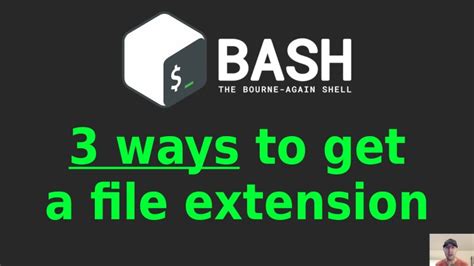 3 Ways To Get A Files Extension When Writing A Shell Script — Nick Janetakis