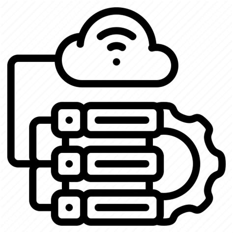 Database Server Storage Cloud Hosting Data Computing Icon Download On Iconfinder