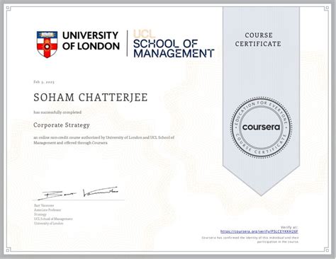 Soham Chatterjee On Linkedin Mba Mbalife Course Oursera