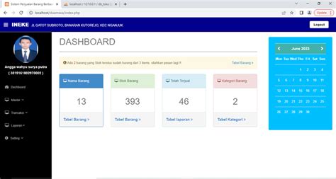 Gambar 2 Desain Halaman Awal Dashboard Download Scientific Diagram