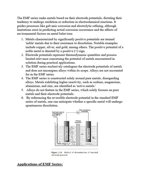 Emf Series Pdf Corrosion Metals