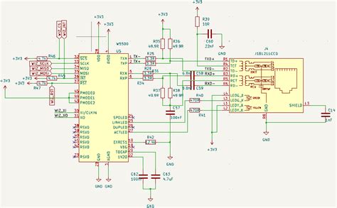 Help Debugging Custom Pcb Wiznet W5500 With Rj45 Connector Not Being Able To Send Data R
