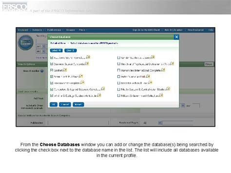 Introduction to EBSCOhost 2 0 Tutorial support ebsco