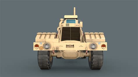 3d Model Husky Mine Detection Vehicle Vr Ar Low Poly Cgtrader