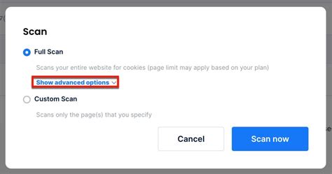How To Scan Your Website Cookieyes Scanning