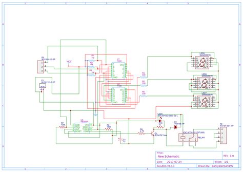 Automatic Motor Control Digital Circuit EasyEDA Open Source Hardware Lab