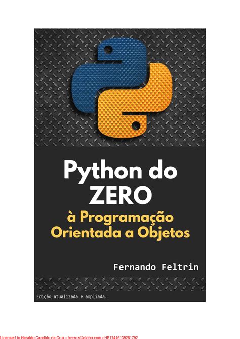 pythondo zeroprogramao orientadaa objetos fernando feltrin verso