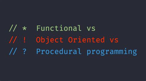 Javascript Programming Paradigms Procedural Vs Object Oriented Vs Fun