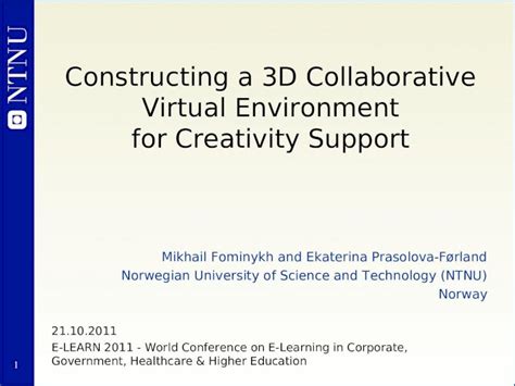 Ppt Constructing A 3d Collaborative Virtual Environment For Creativity Support Dokumen Tips
