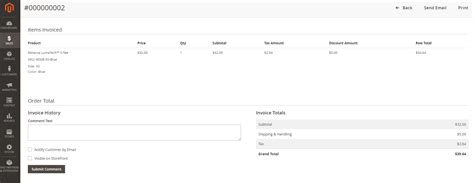 how to add quantity field in invoice total in magento 2 admin panel