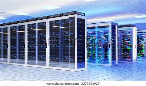 Big Modern Server Room Data Centre Stock Illustration 2273821927 Shutterstock