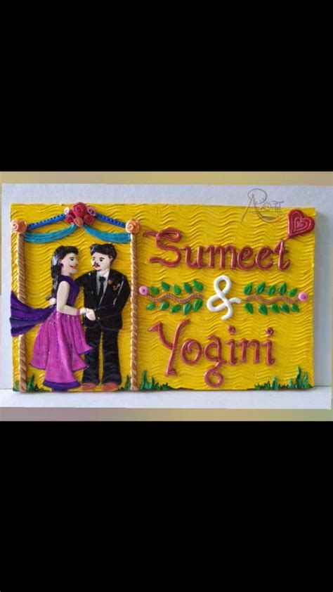 customised couple nameplates 👩‍ ️‍👨 we customise theme based nameplate