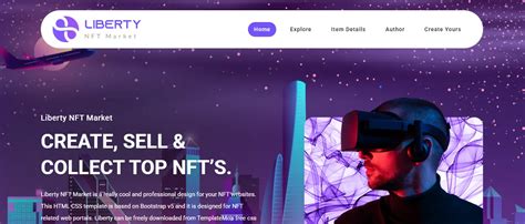 Collection Of 15 Free Nft Website Templates With Html Css And Javascript