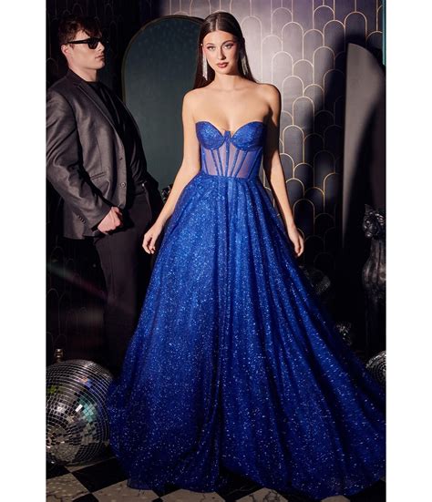 Long Royal Blue Prom Dresses