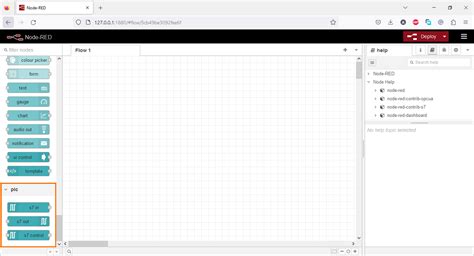 demo come progettare una dashboard in node red con un plc s7 1500 in