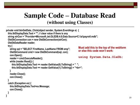 Ppt Introducing Database Access From Web Applications Powerpoint