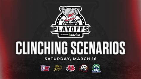2024 Whl Playoff Clinching Scenarios March 16 Western Hockey League