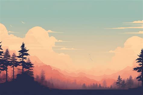 Premium Photo Pixelated Pines Desktop Wallpaper Images