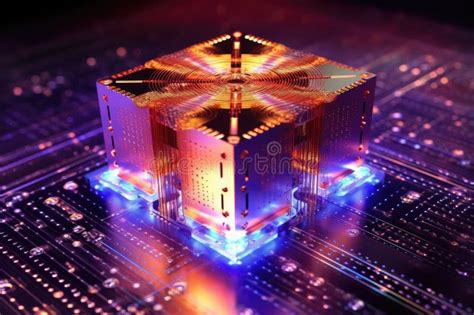 Computing And Quantum Technology Generative Ai Stock Image Image Of