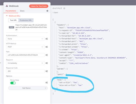 webhook accepting multipart data from form loses name of binary data