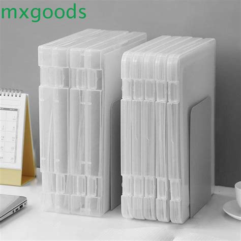 Mxgoods กล่องพลาสติก ขนาด A4 แบบพกพา สําหรับใส่จัดเก็บโฟโต้การ์ด เครื่องเขียน ซุ้มกระดาษ