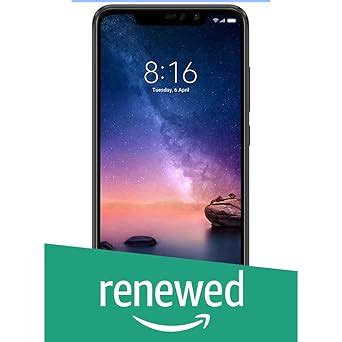 Refurbished Me Redmi Note 6 Pro Black 64 GB 4 GB RAM Amazon In Electronics
