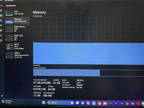 Can Anyone Tell Me Why I Have 43 Of My Memory In Use I Have Noting Running In The Background
