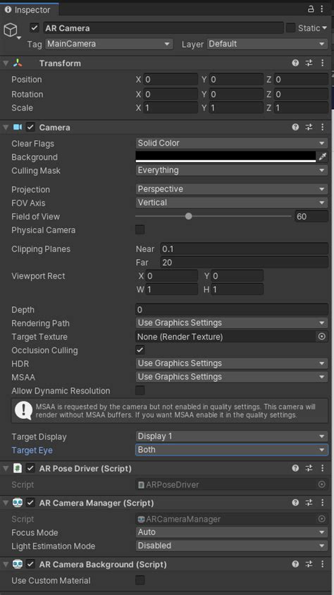 Ar Foundation On Hololens Without Mrtk Unity Engine Unity