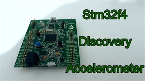 Stm32f4 Discovery Accelerometer Youtube