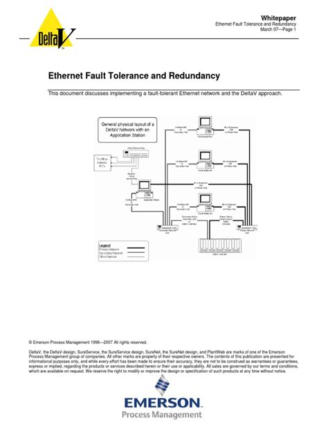 Ethernet Fault Tolerance And Redundancy Pdf Network Switch Computer Network