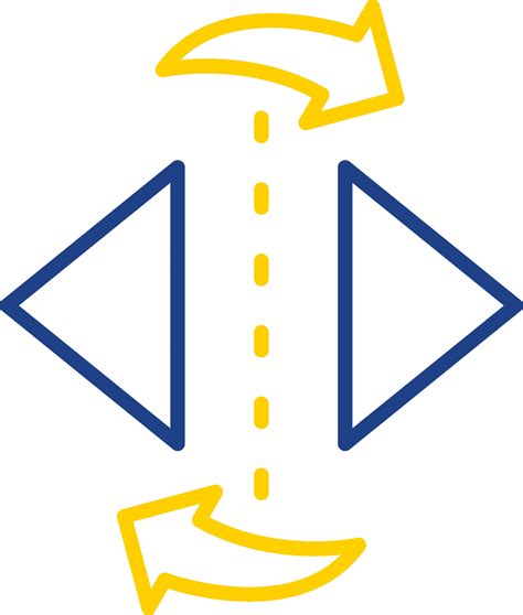Reflect Line Two Colour Icon Design 43688715 Vector Art At Vecteezy