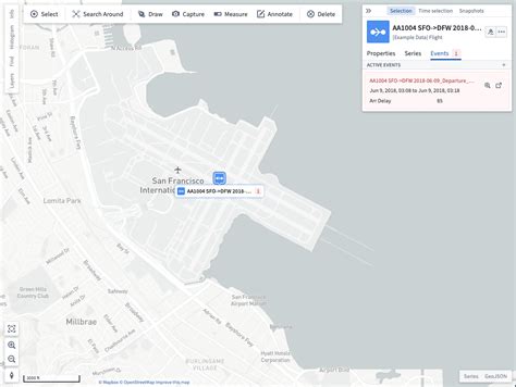Map • Time • Events • Palantir