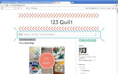 123 Quilt How To Add Tabs To Your Menu Bar In Blogger