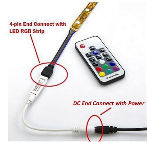 17 Keys Dc 5v 24v Rf Wireless Remote Led Controller For Smd 3528 5050 Rgb Led Strip Light Sale