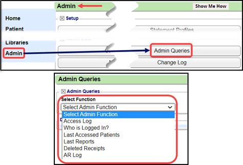 admin query report