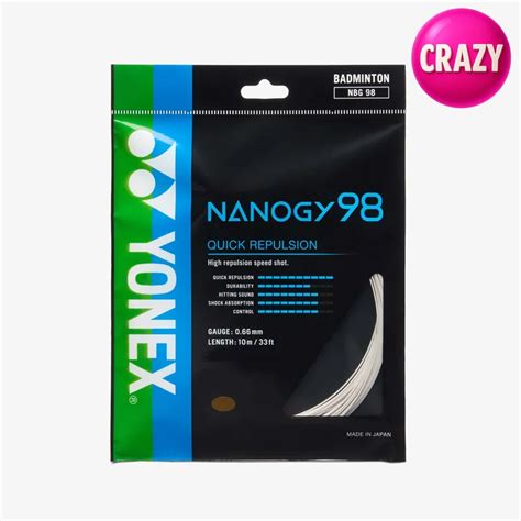 Yonex Nanogy 98 10m Badminton String 4 Colors