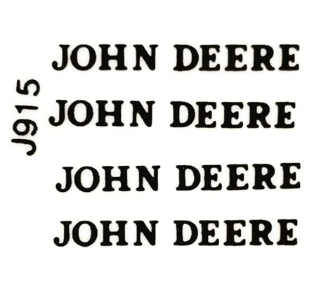 John Deere Logo Decals Archives Midwest Decals And Farm Toys