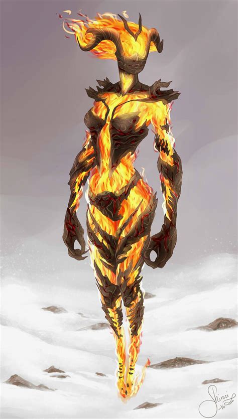 Flame Thrall By Shiroziart On Deviantart