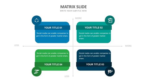 Slide Templates Matrix Slide