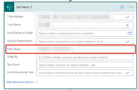 power automate 支持的filter query 公式 power automate filter query csdn博客
