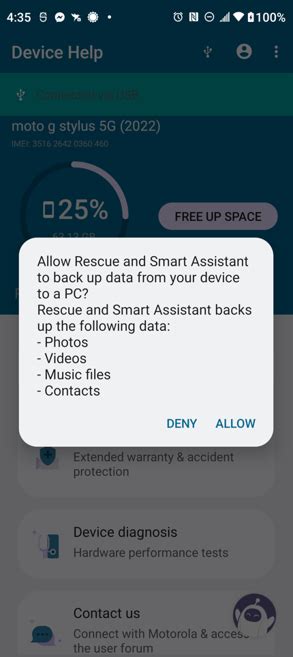 learn how to run the backup and restore feature in rescue and smart