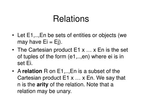 Ppt Relational Schemas And Predicate Logic Notation Powerpoint