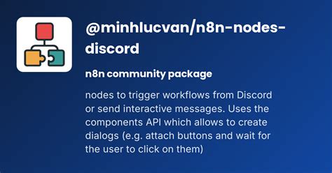 Minhlucvann8n Nodes Discord N8n Community Package Ncnodes