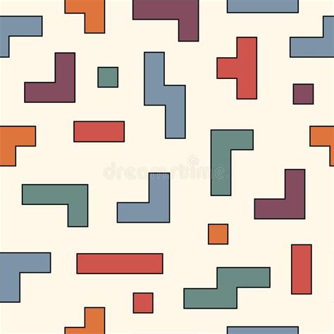 Puzzle Tetris Cube Stock Illustration Illustration Of Isolated 10356950