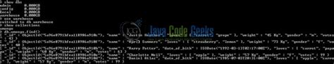 Mongodb Import And Export Json Data Example Java Code Geeks