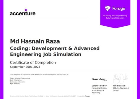 accenture forage softwaredevelopment engineering learning coding