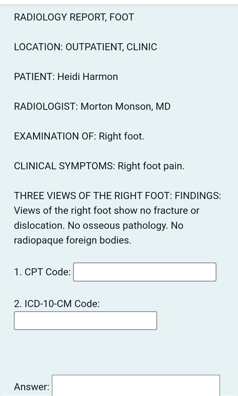 Using Cpt And Icd 10 Cm Manuals Code The Following Make Sure To Include A Dash In Front Of Any