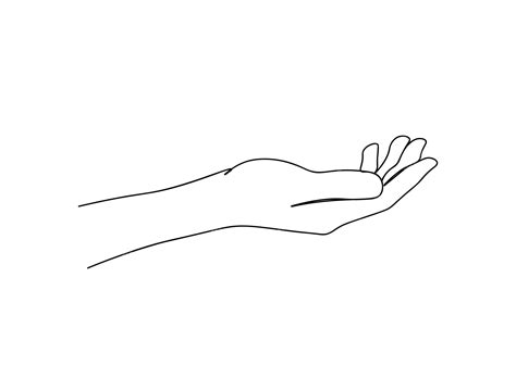 Premium Vector Hand Gestures Single Line Art Drawing Continues Line Vector Illustration