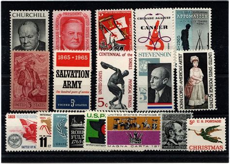 Buy Complete Mint Set Of Postage Stamps Issued In The Year 1965 By The