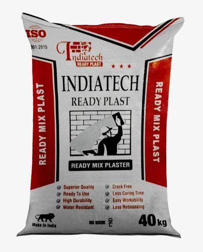 indiatech ready mix plaster pp bag at ₹ 120 in surat id 25089713688